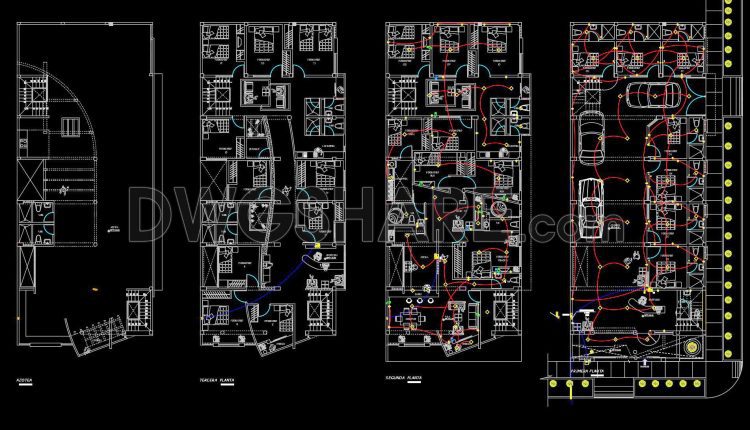 114. Download Small Hotel Architectural AutoCAD DWG Drawings (4) - Free ...