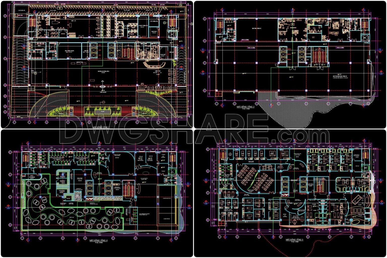 117. Free download CAD Drawing – Third Floor Spa and Wellness Center ...