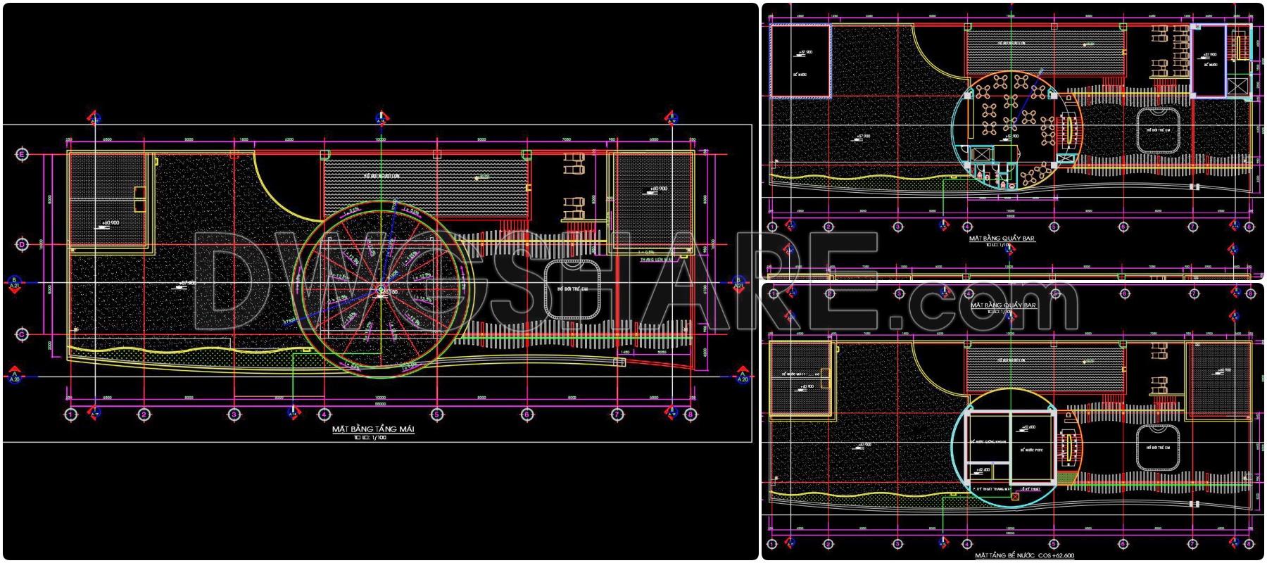 117. Download Architectural Drawings of Galina Hotel AutoCAD DWG