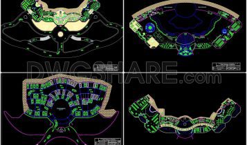 Includes an AutoCAD library with a compilation of drawings for hotel design