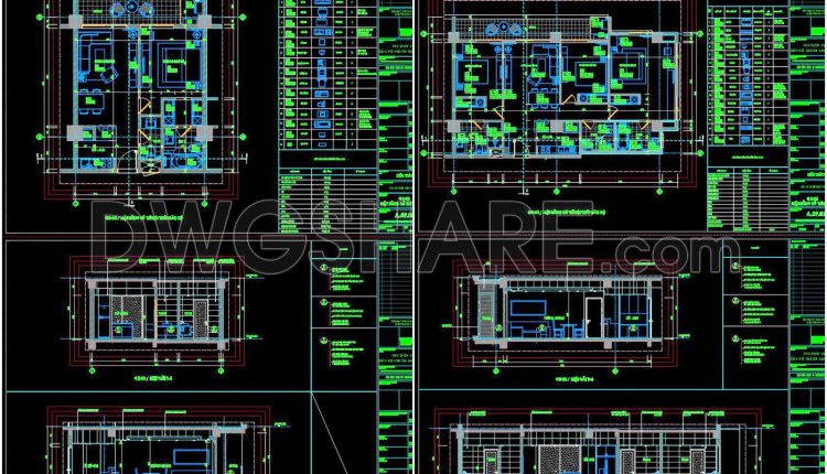 160. Detailed Cad Drawing Of A Sample Apartment (2) - Free Cad Blocks ...