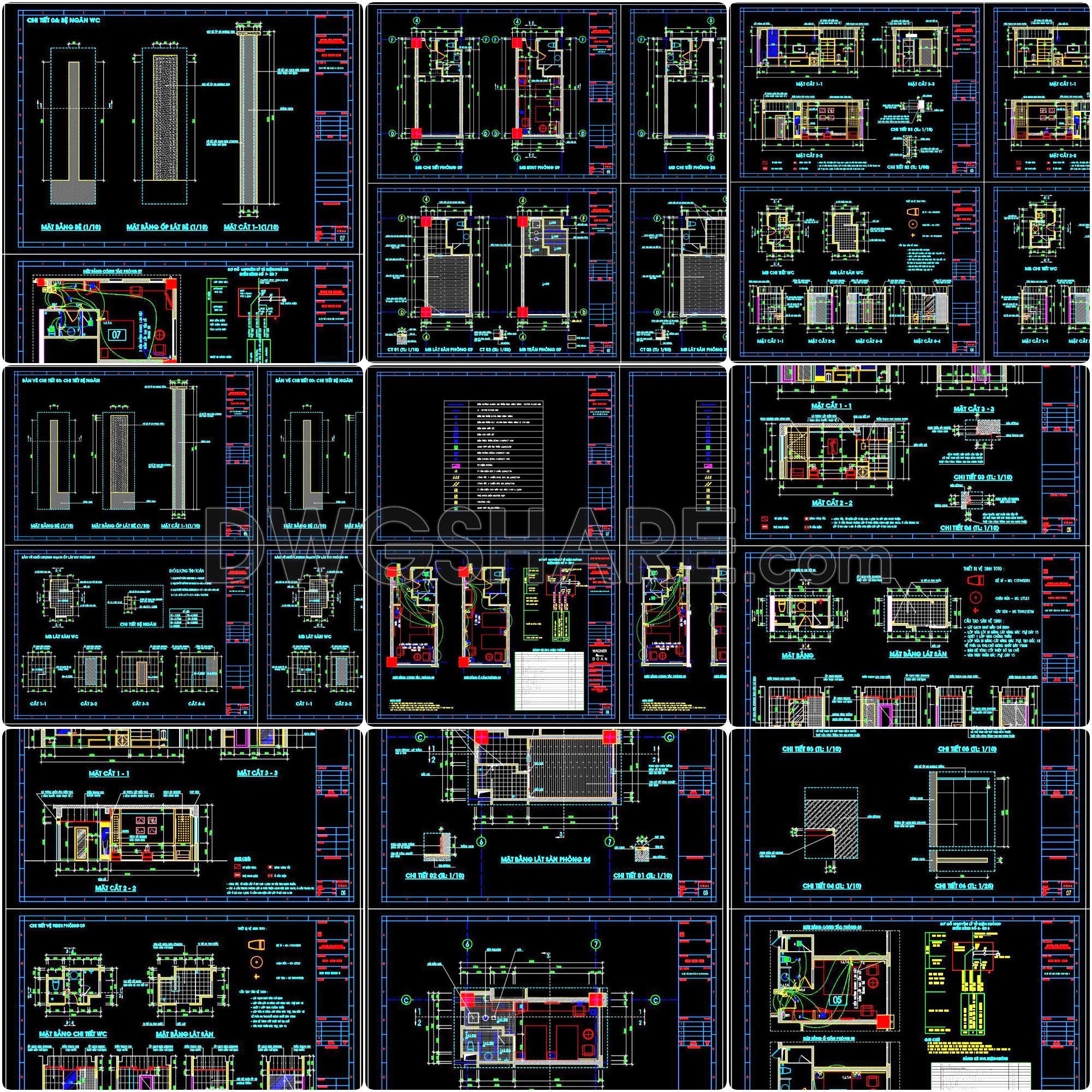 161. Download architectural design drawings of a 16-storey hotel with a ...
