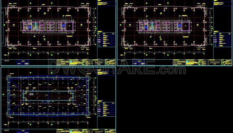 162. Download Floor Plan And Section Drawings Of A 27-storey Hotel With ...