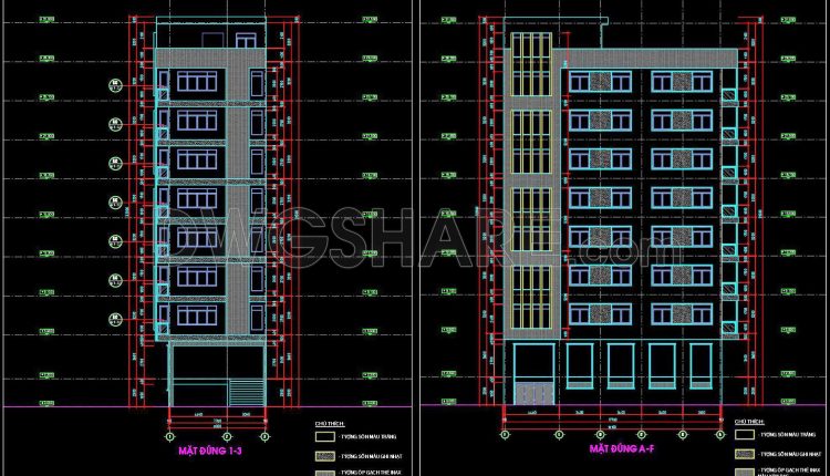 164. Download The Architectural Drawings Of A 10-storey Hotel With A ...