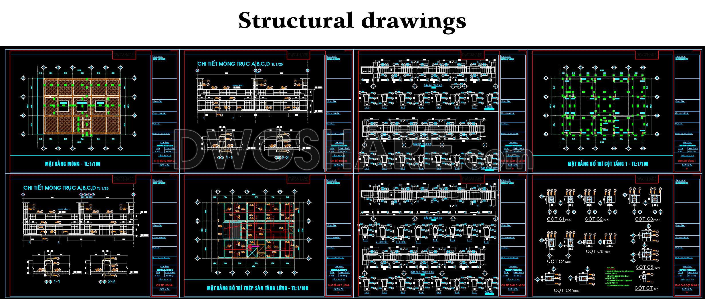 169. Free Mini Hotel CAD Drawings Download – Detailed Multi-Storey ...