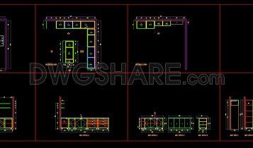 159. Free CAD Files for Master Bedroom Bed Design and Details