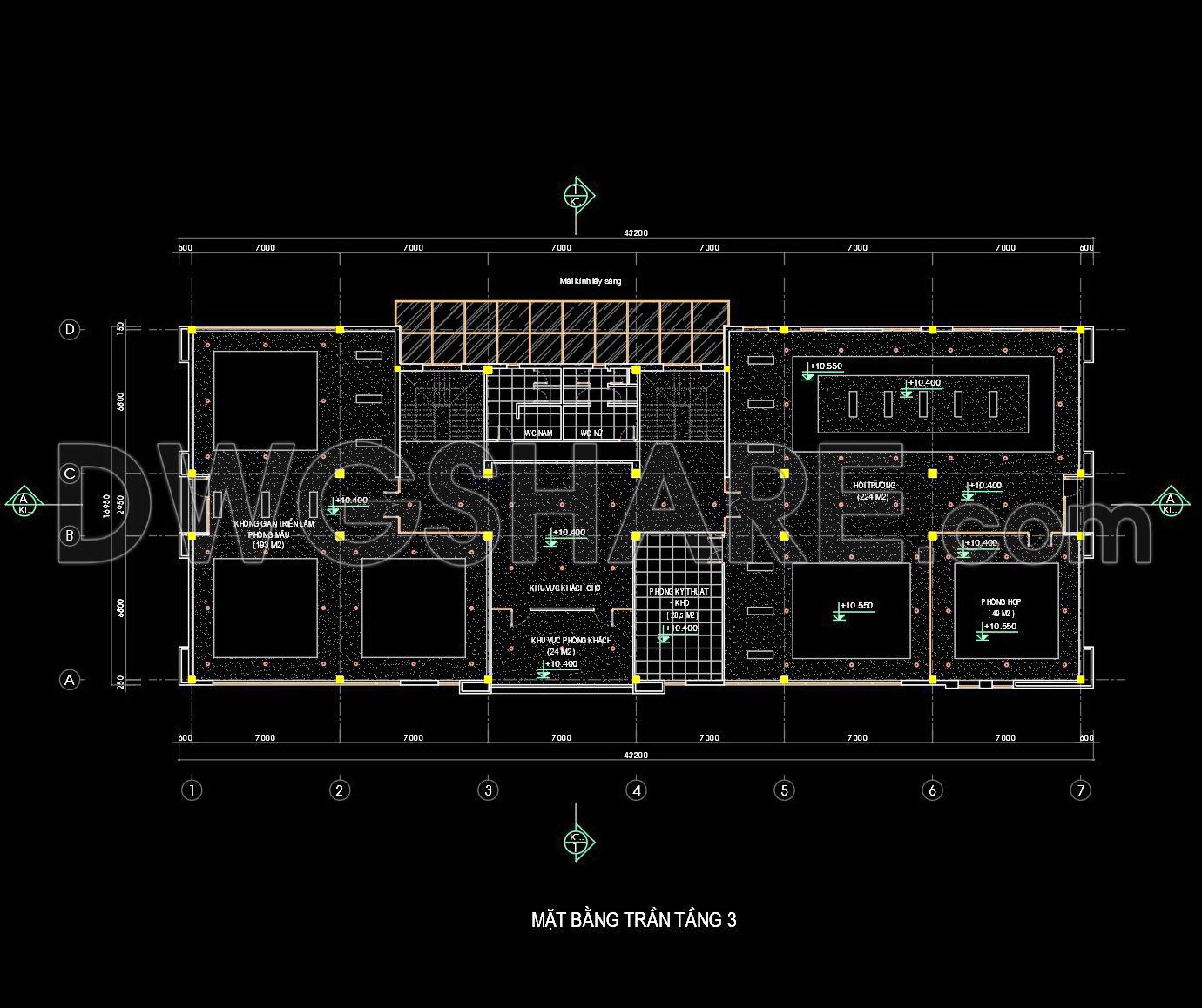196. Free Download CAD Drawings of Ceiling and Lighting Layout for ...