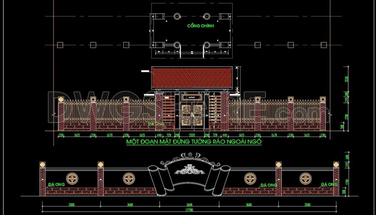 214. Download free CAD drawings of gates, doors, and fences (2) - Free ...