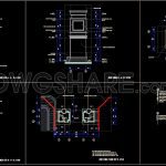 220. Free CAD detailed drawings of grand entrance gates for high-end ...