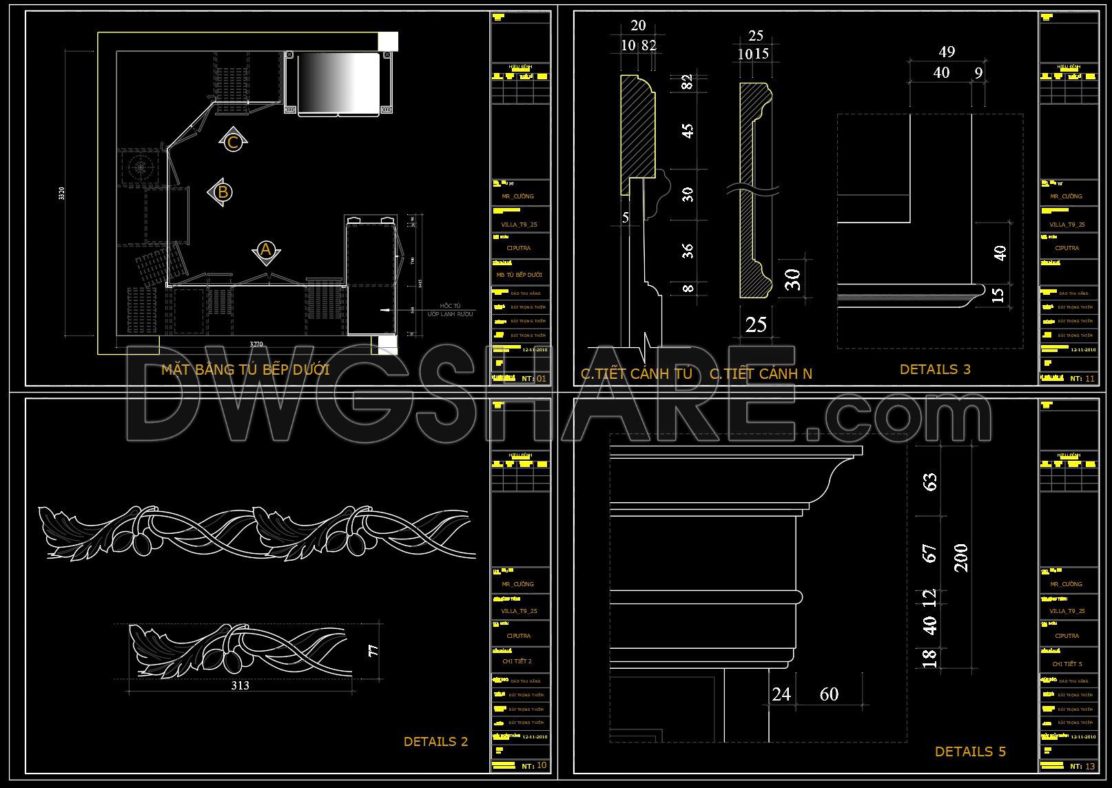 258. Download Construction Technical Drawings of Classic-Style ...