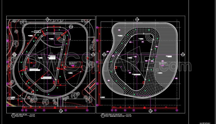 27. Rooftop Swimming Pool Design in Shopping Mall – Detailed CAD ...