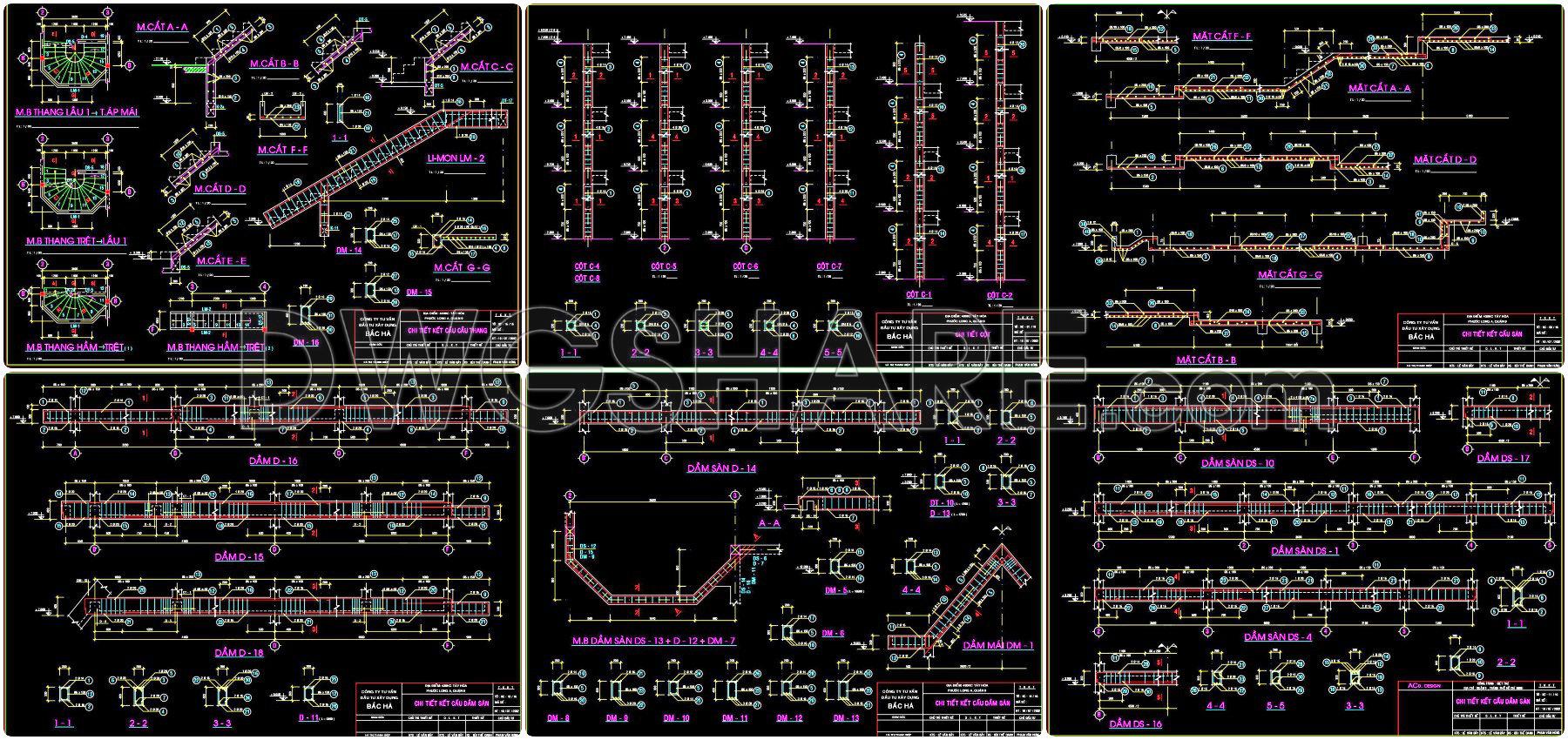 356. Free Download of Structural CAD Drawings for 11.7m x 18.5m ...