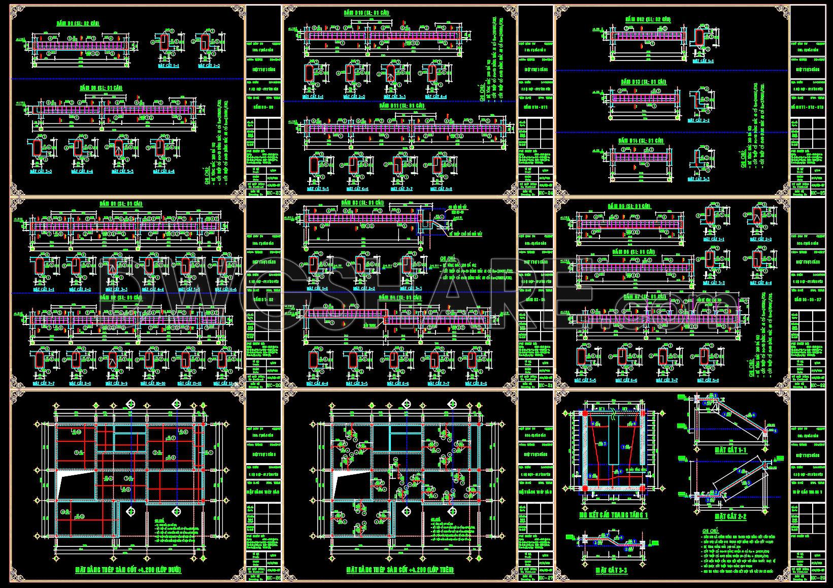359. Free Download of Structural CAD Drawings for 15.5m x 16m ...