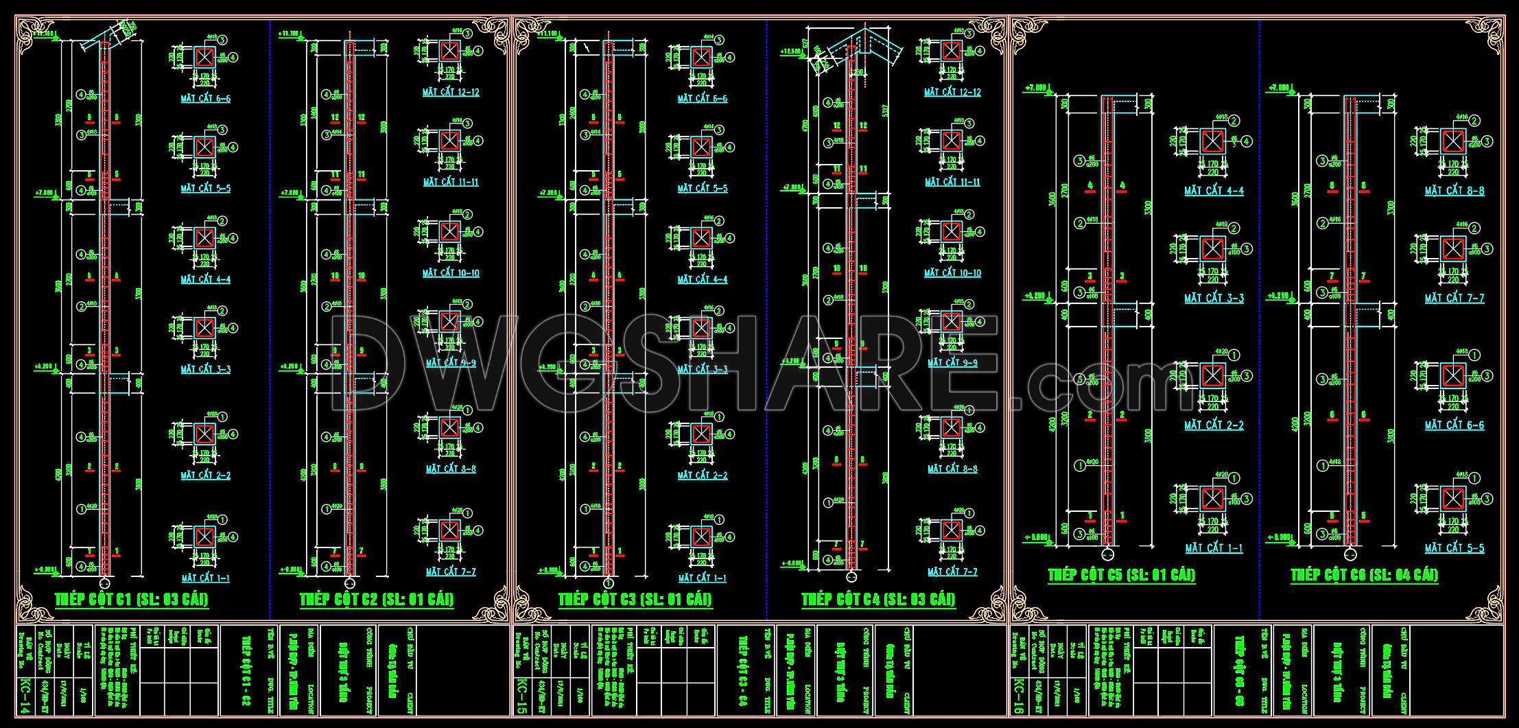 359. Free Download of Structural CAD Drawings for 15.5m x 16m ...