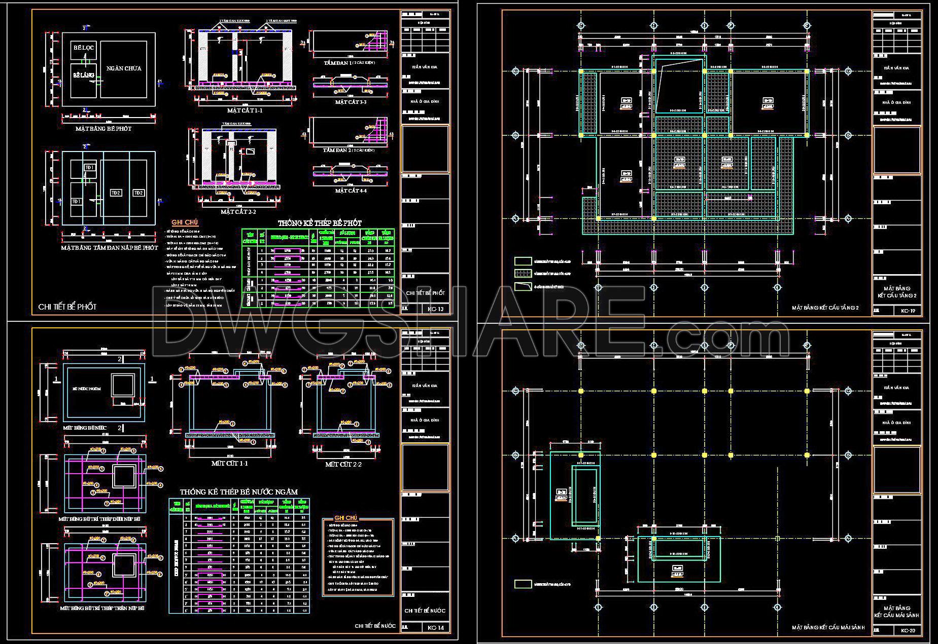 361. Free Download of Structural CAD Drawings for 8.7m x 13.2m ...