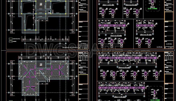 361. Free Download of Structural CAD Drawings for 8.7m x 13.2m ...