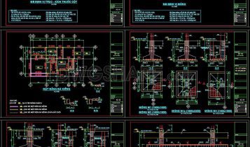 104. Free Download – CAD Floor Plan Layout of Dormitory for Factory Staff
