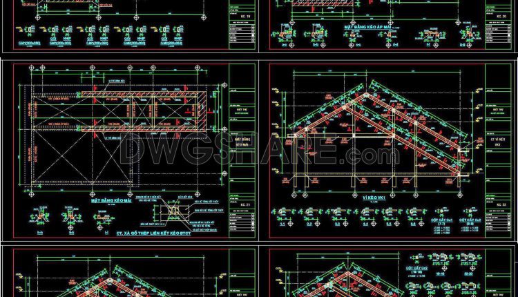 365. Free Download of Structural CAD Drawings for 9m x 15m Reinforced ...