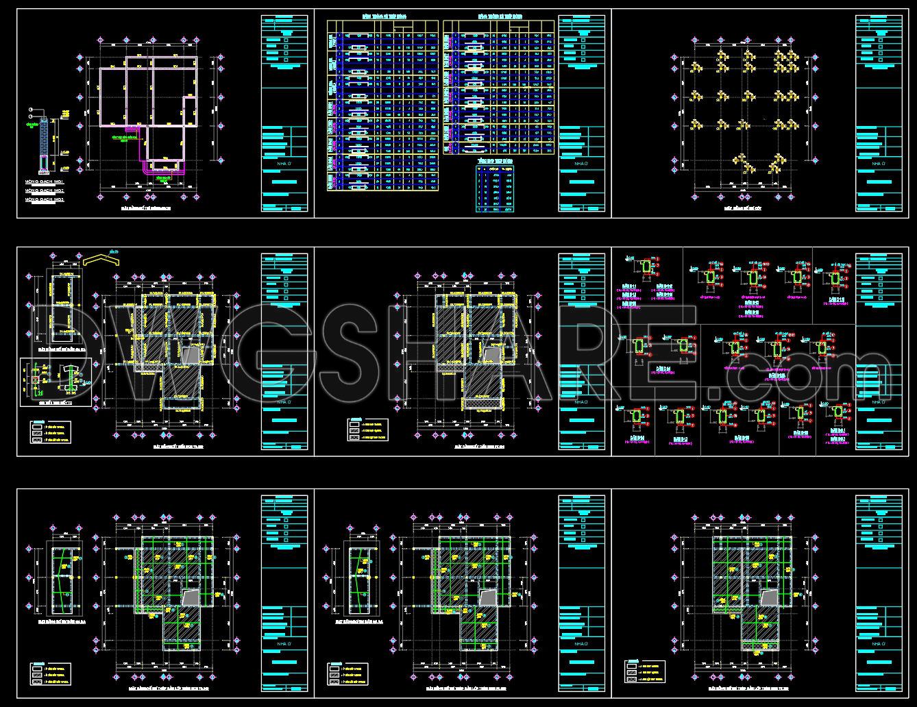 378. Free Download of Structural CAD Drawings for 15m x 16m Reinforced ...