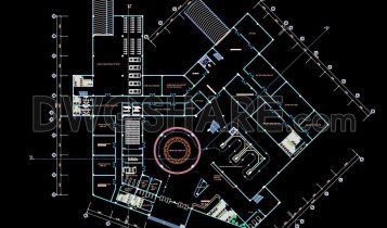 Free Drawing in Autocad: Museums CAD Blocks for format DWG