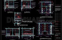 168. Detailed Restaurant Kitchen CAD Drawings - Free Download