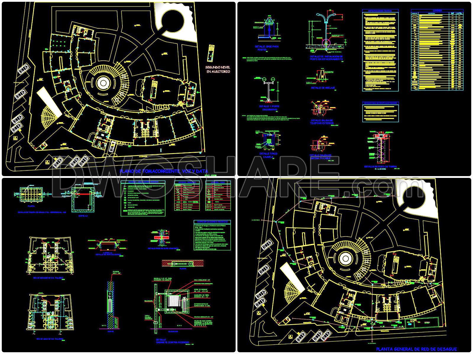 46. Download Autocad Dwg Drawings Of A Senior Citizens’ Recreational ...