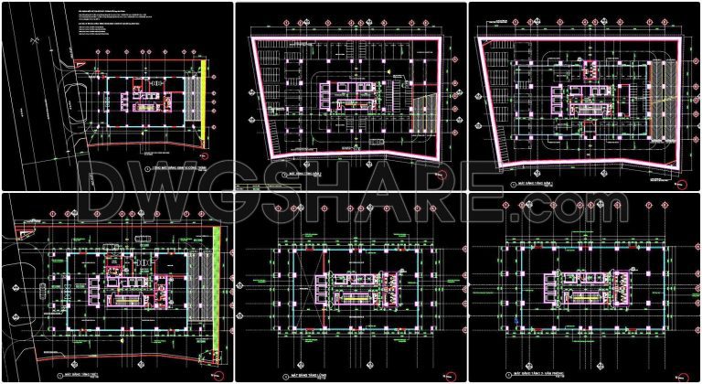 61. Free CAD Download – Typical Apartment Floor Plan (Levels 14–23 ...