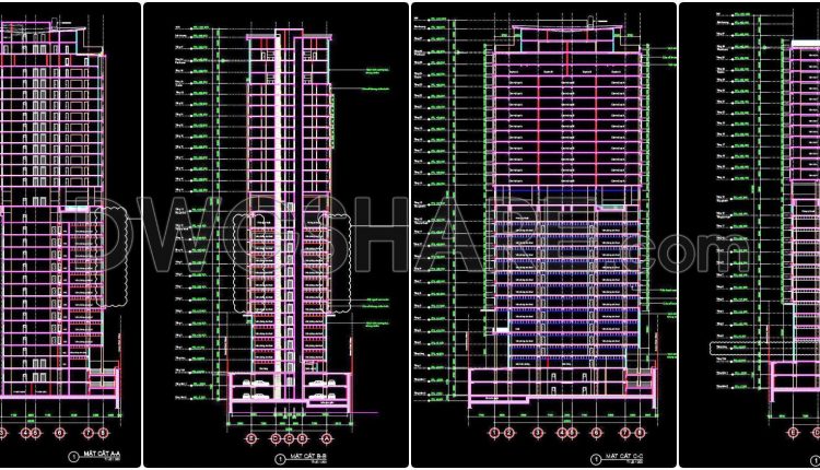 61. Download 28-story Apartment Building Architectural Drawings (6 ...