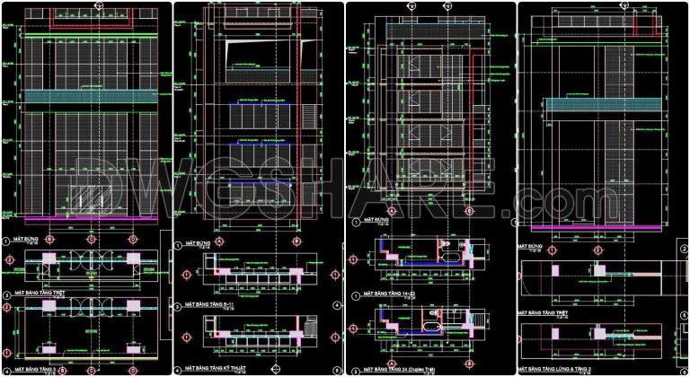 61. Free CAD Download – Typical Apartment Floor Plan (Levels 14–23 ...