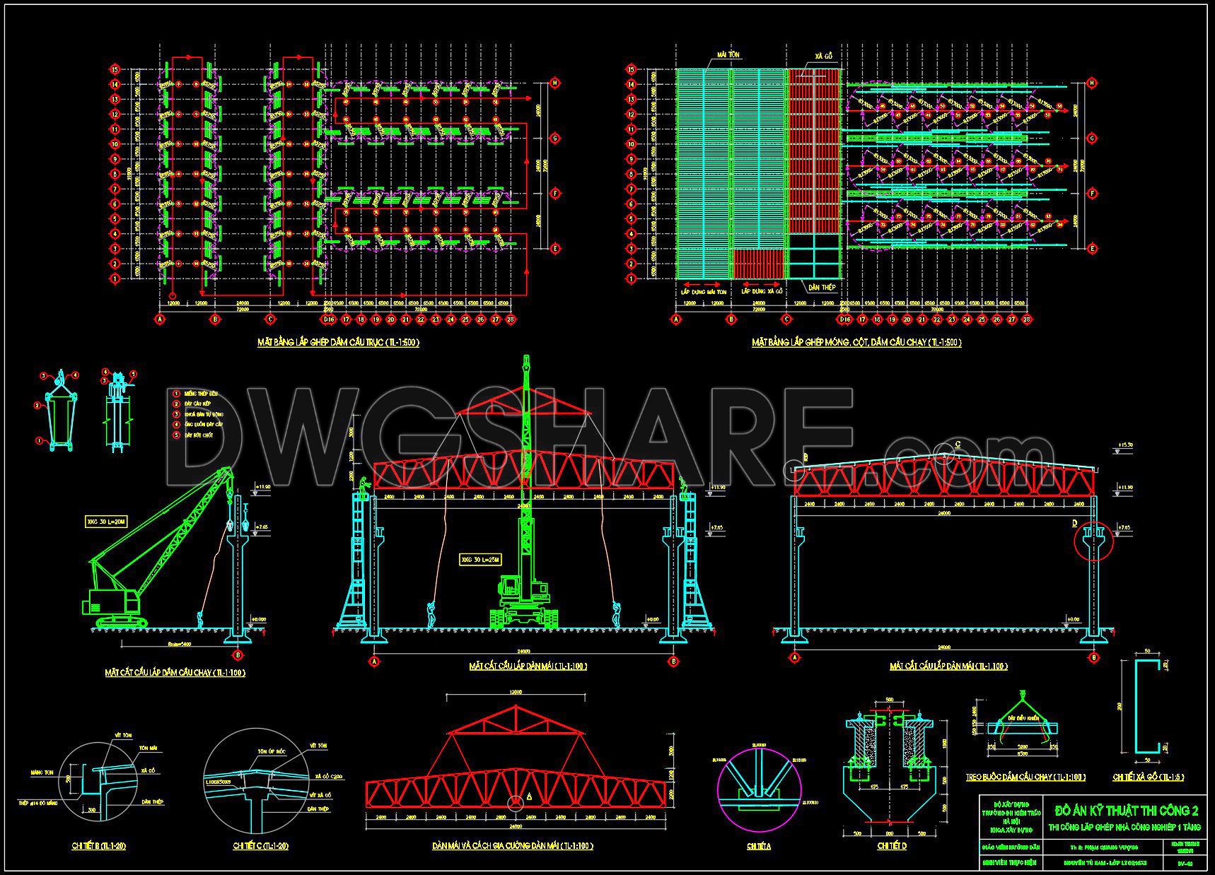 66. Download Industrial Prefabricated Building Construction Drawings
