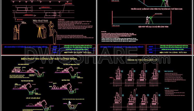 70. Compilation Of Cad Drawings For Infrastructure Construction Methods ...