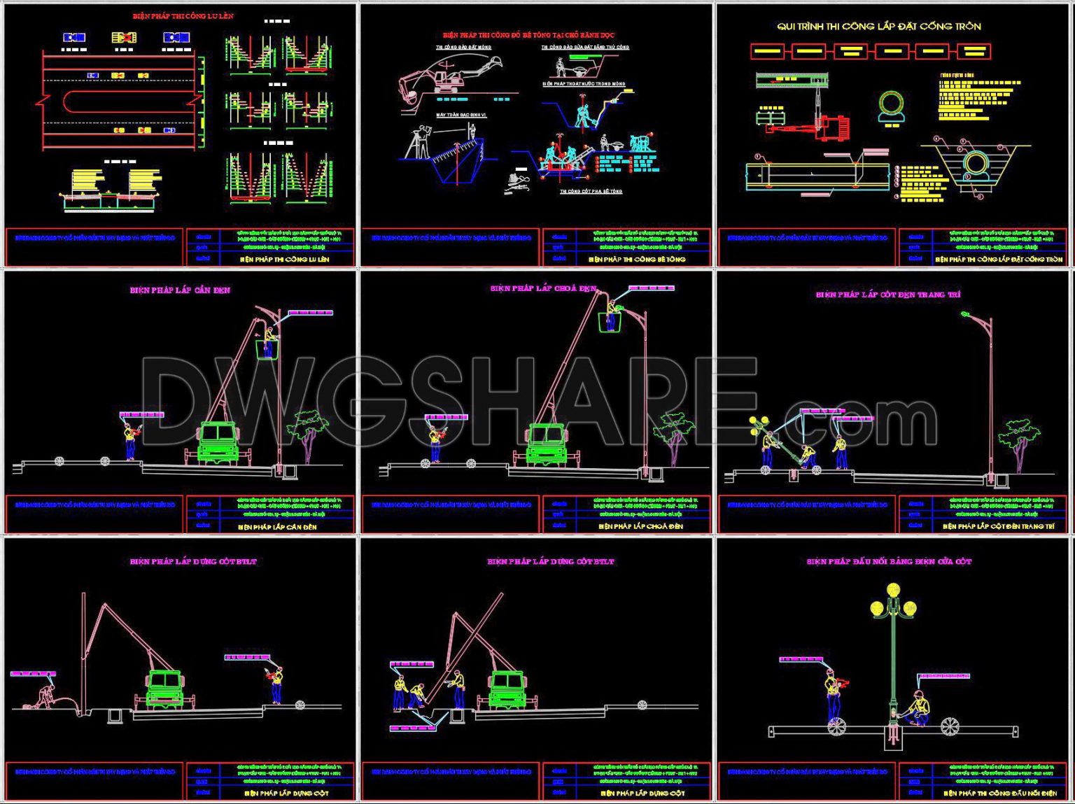 70. Compilation of CAD drawings for infrastructure construction methods