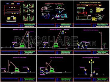 70. Compilation of CAD drawings for infrastructure construction methods