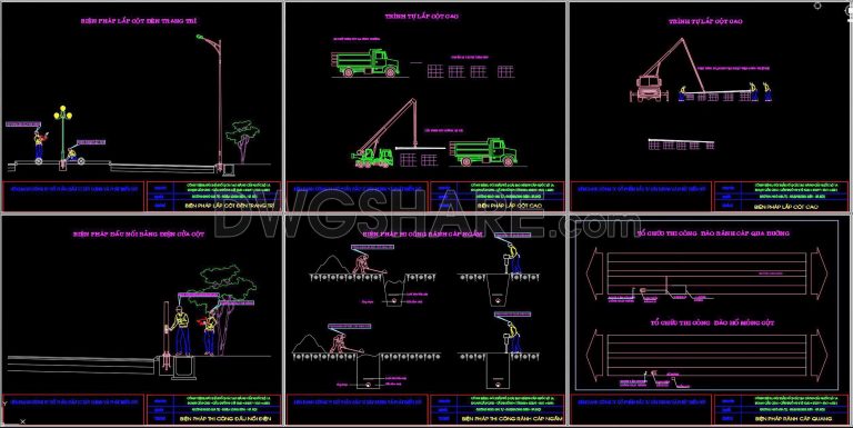 70. Compilation of CAD drawings for infrastructure construction methods