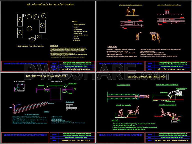70. Compilation of CAD drawings for infrastructure construction methods