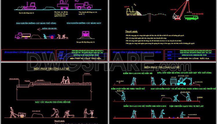 70. Compilation Of Cad Drawings For Infrastructure Construction Methods ...