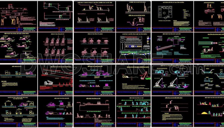 70. Compilation Of Cad Drawings For Infrastructure Construction Methods ...