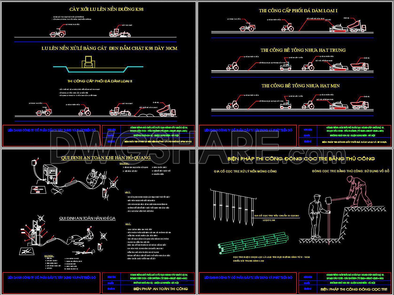 70. Compilation of CAD drawings for infrastructure construction methods