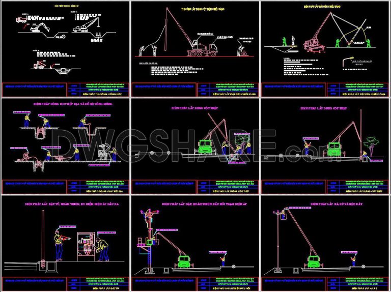 70. Compilation of CAD drawings for infrastructure construction methods