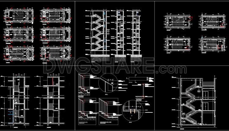 71. Download Cad Architectural Design Drawings Of A Modern 13-story ...