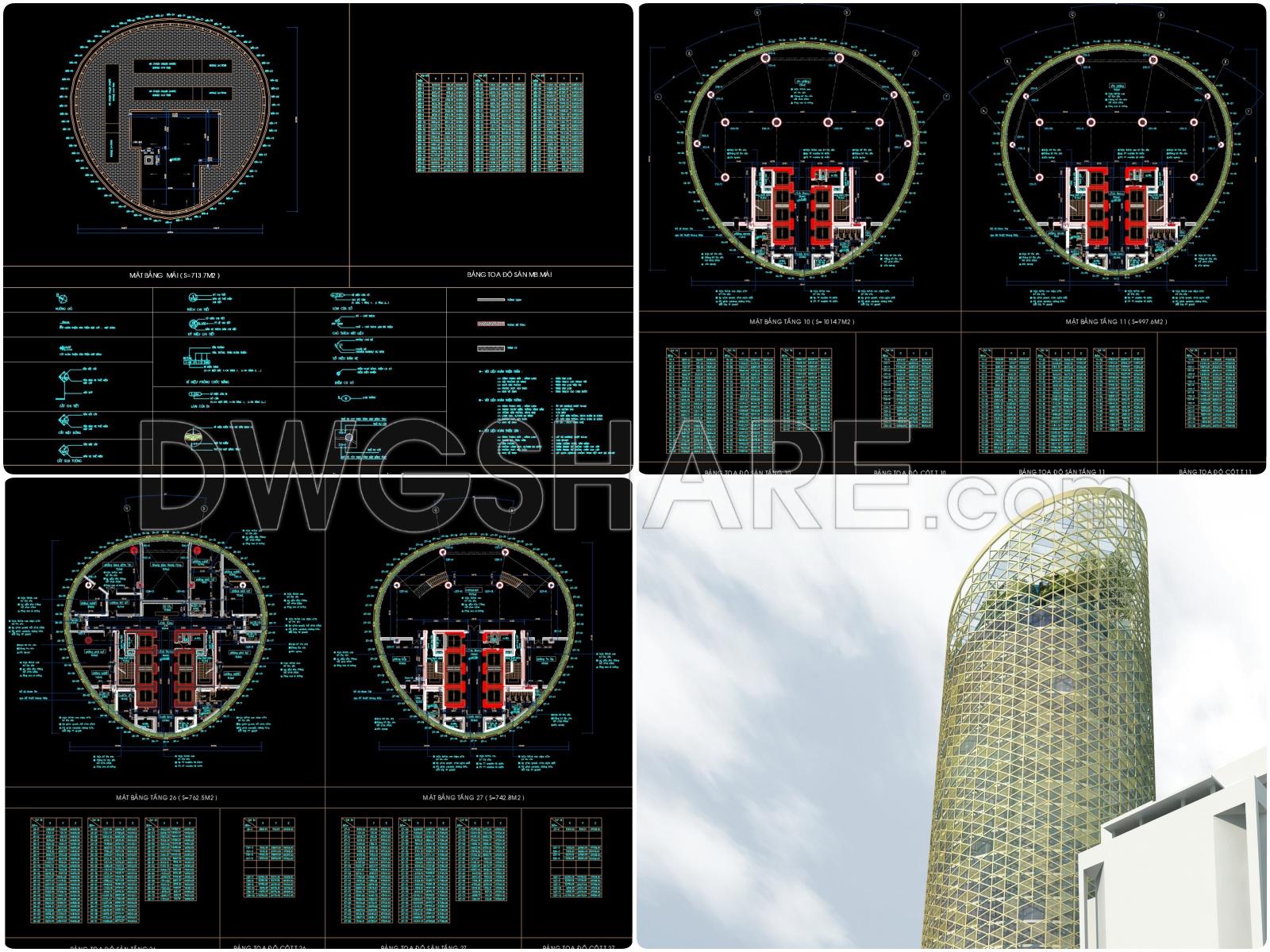 74. Download Free CAD Office Layout – Ground Floor 883m2