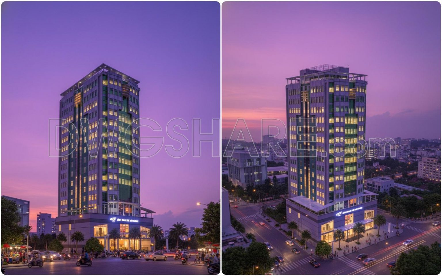 75. Free Download CAD Drawings – Basement & 16th Floor Office Building ...