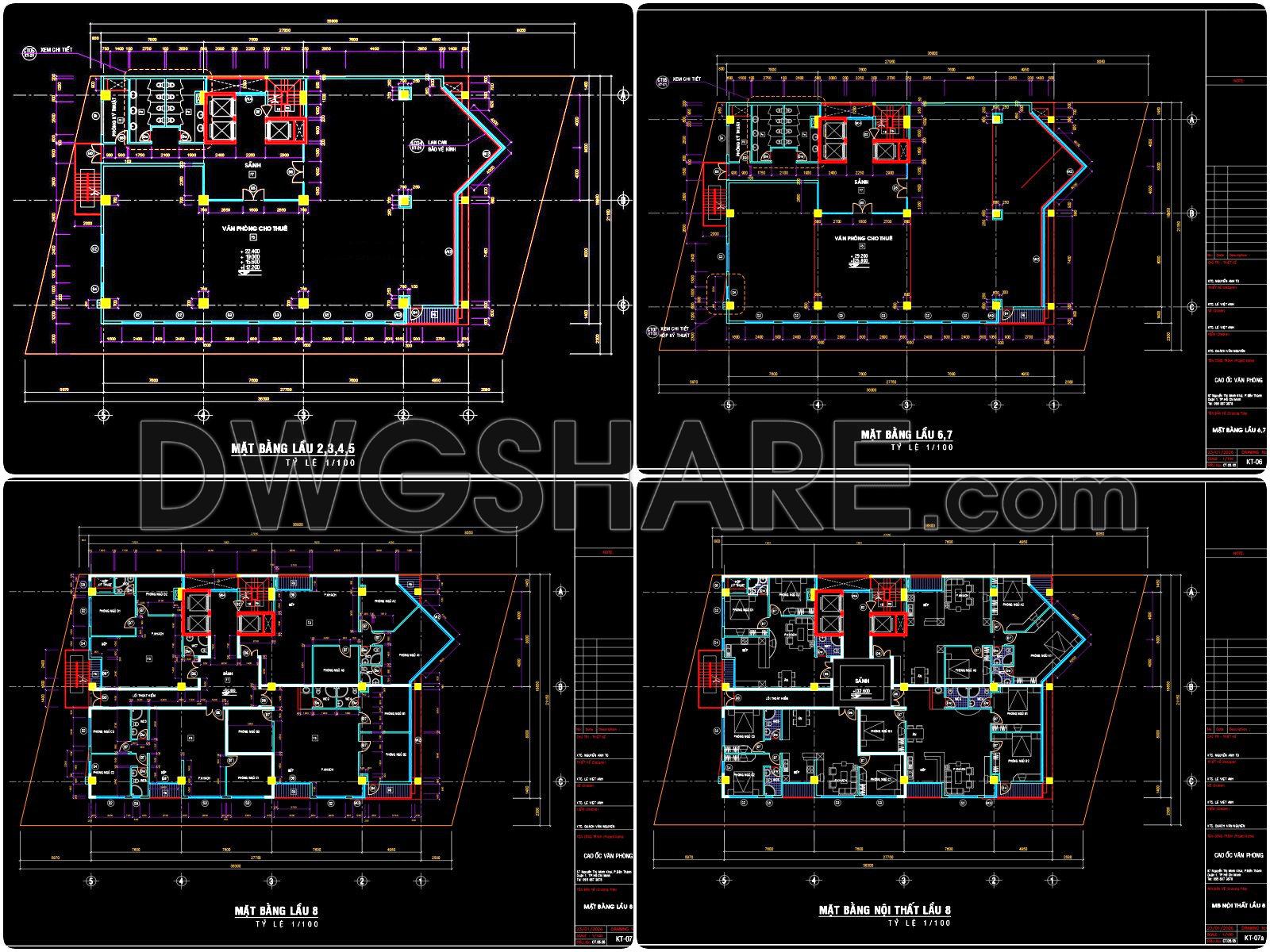 76. Free Download CAD Drawing of Rooftop Café Floor Plan for an 8 ...
