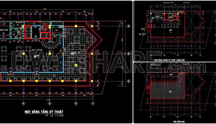 76. Download Complete 8-story Office Building Design Cad Drawings – Total Area 6,900m2 (4 ...