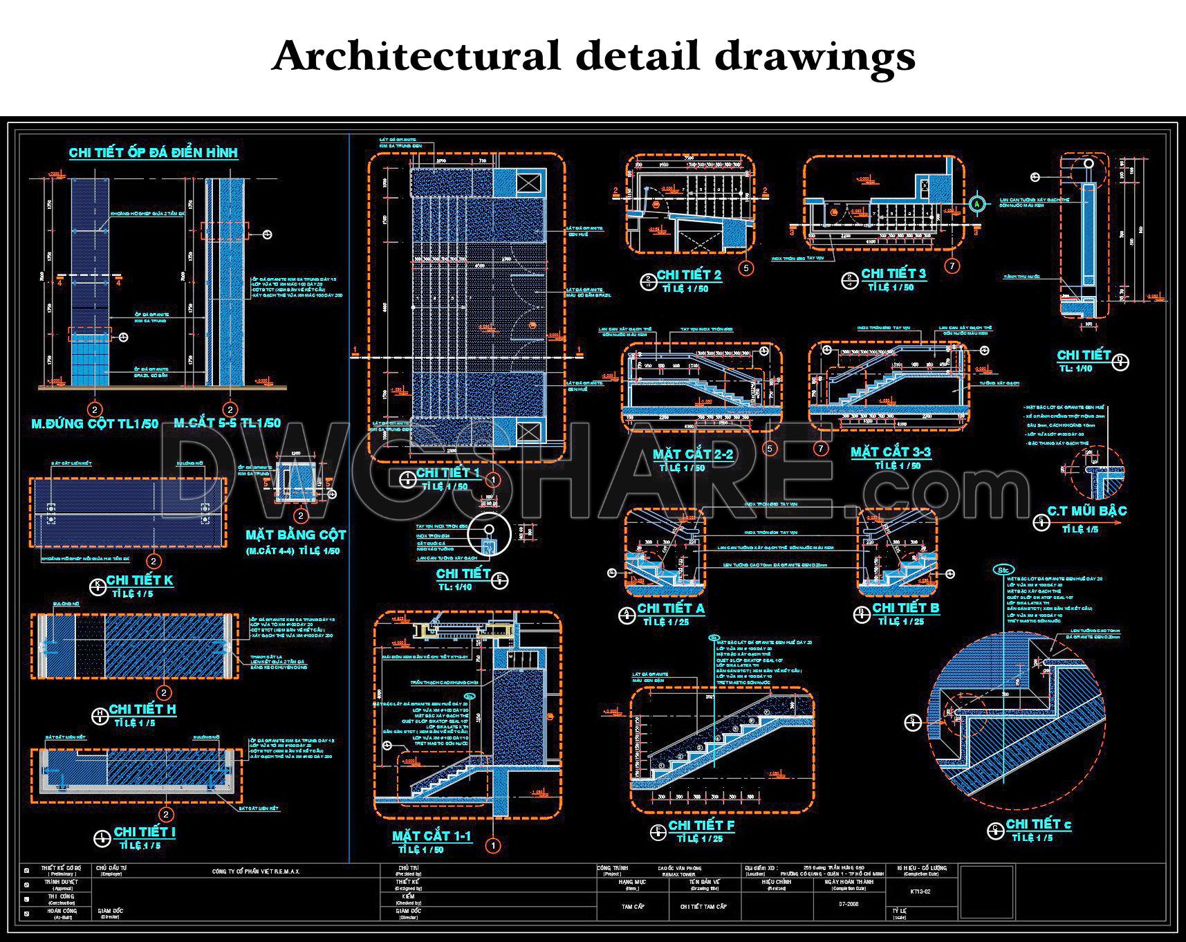 78. Architectural Detail Drawings (1) - Free Cad Blocks, download DWG ...