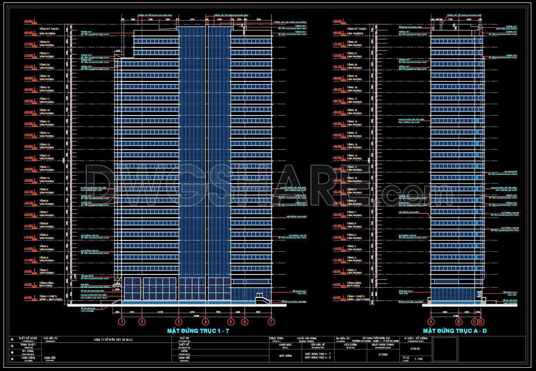 78. Free Download CAD Drawings of Office Building Floor Plans (Level 4 ...