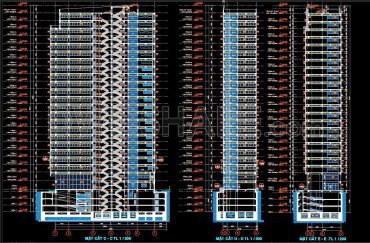 78. Free Download CAD Drawings of Office Building Floor Plans (Level 4 ...