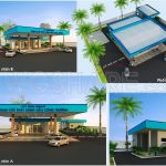 03. Free Download Of Gas Station Design Drawings With A Total Area Of ...