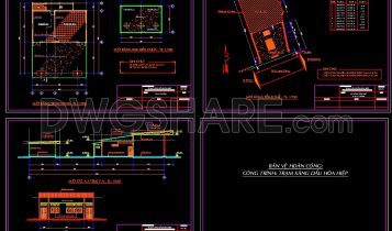 Fuel Station - Free Cad Blocks, download DWG models for architects ...