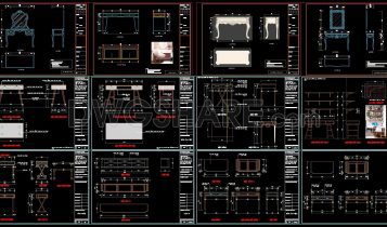 699. Free Download Pile and Raft Reinforcement CAD Drawing